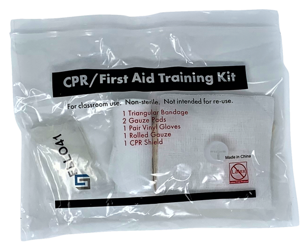Cubix Safety CPR/First Aid Training Kit with CPR Shield