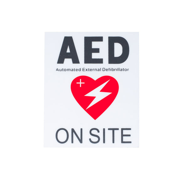 Cubix Safety AED On-Site Decal