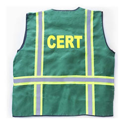 CERT Safety Jacket Vest with Reflective Stripes (3-Pack)