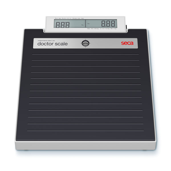Seca 874 Flat Scale for Mobile Use with Push Buttons and Double Displa